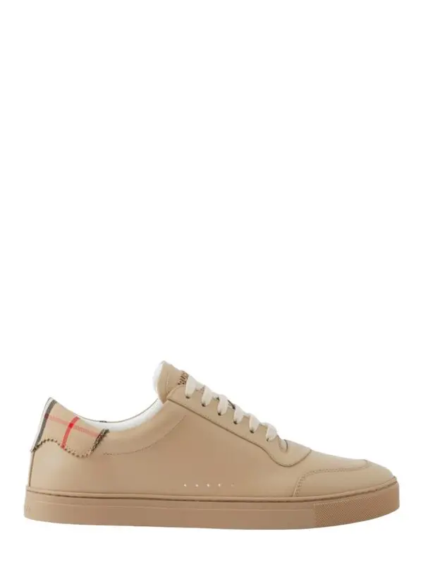 Burberry Vintage Check Low-top Sneakers - Beige