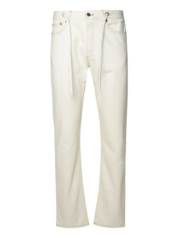 A.p.c. Sureau Mid-rise Straight-leg Jeans - White