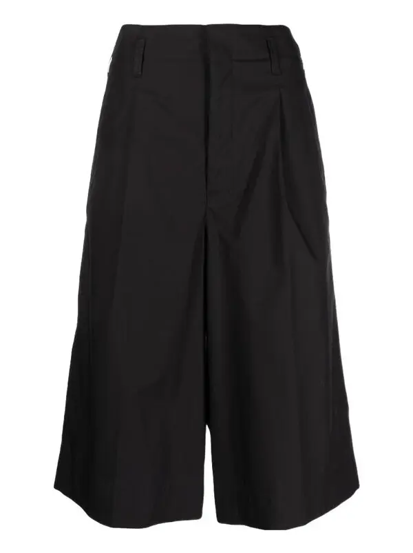 LEMAIRE Knee-length Tailored Shorts - Black