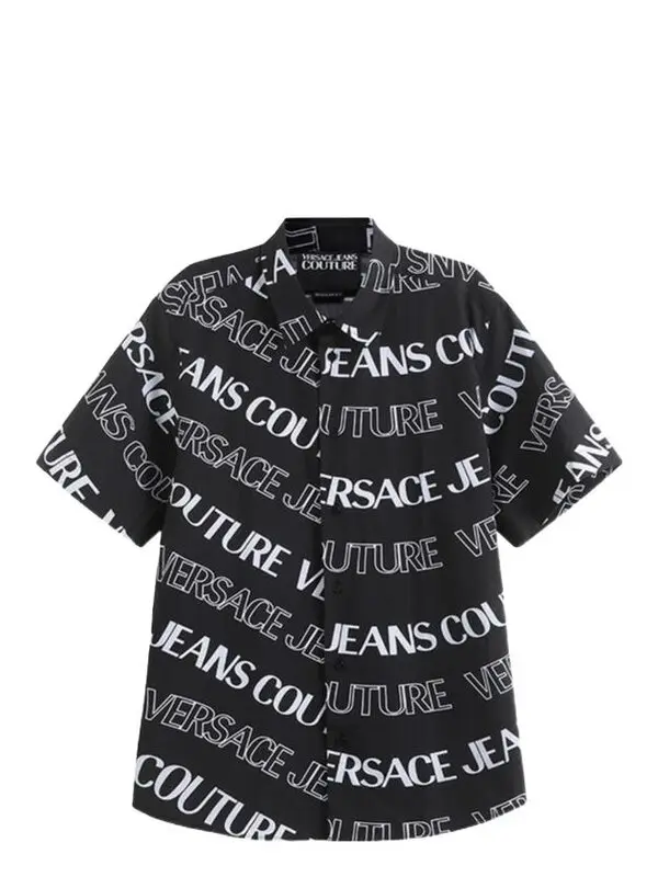 Versace Patterned Shirt - Black
