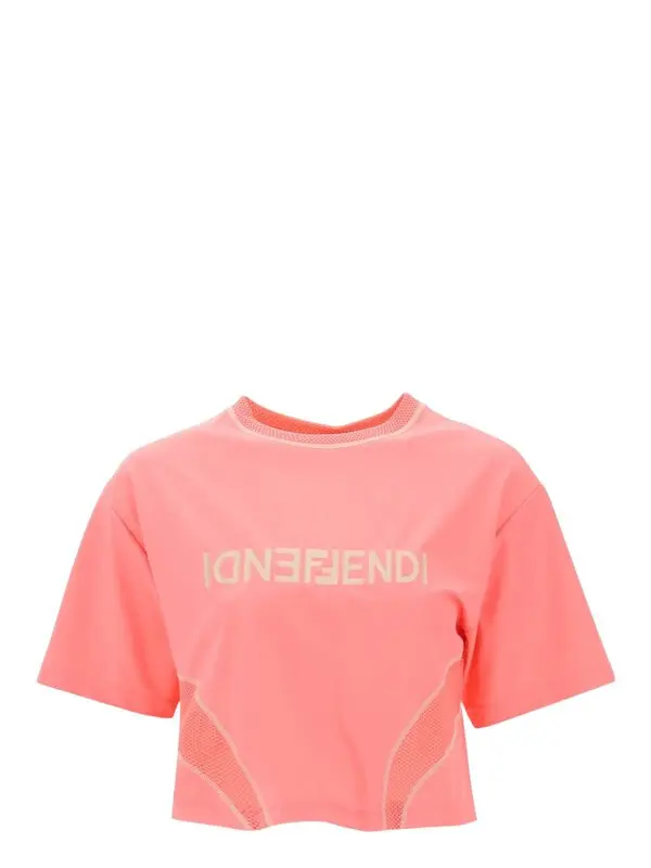Fendi Short Sleeve T-shirt - Pink