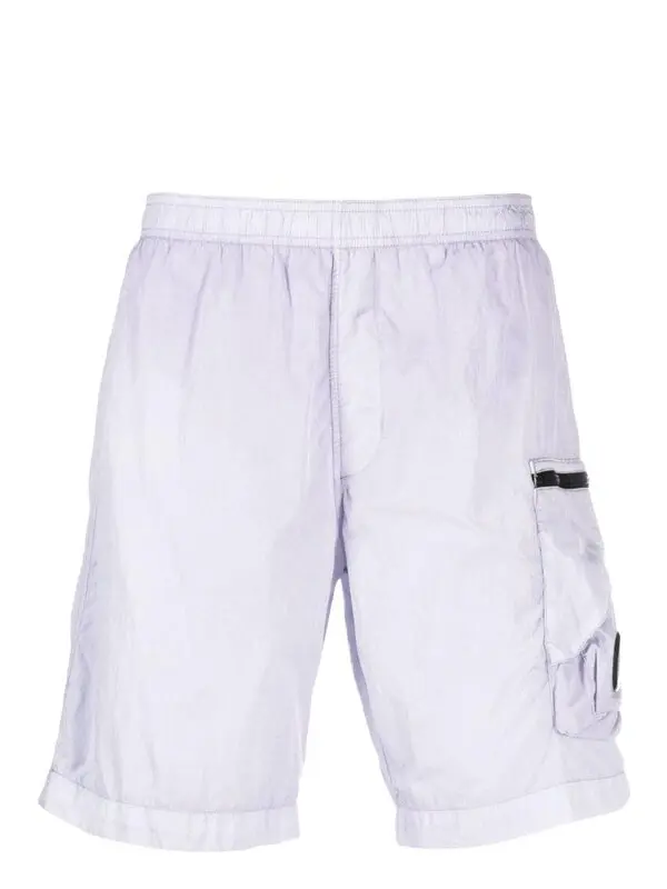C.P. COMPANY Logo-badge Track Shorts - White