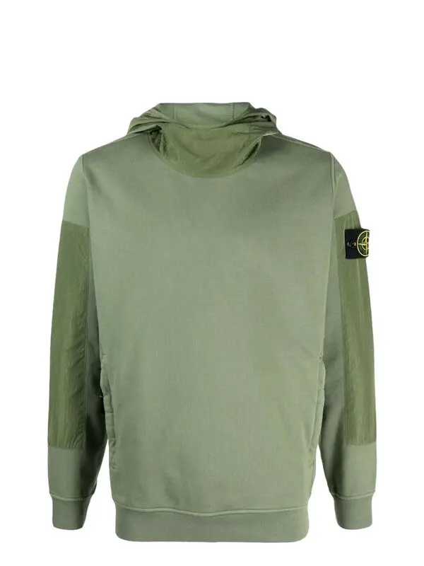 Stone Island 63854 Cotton Hoodie - Sage