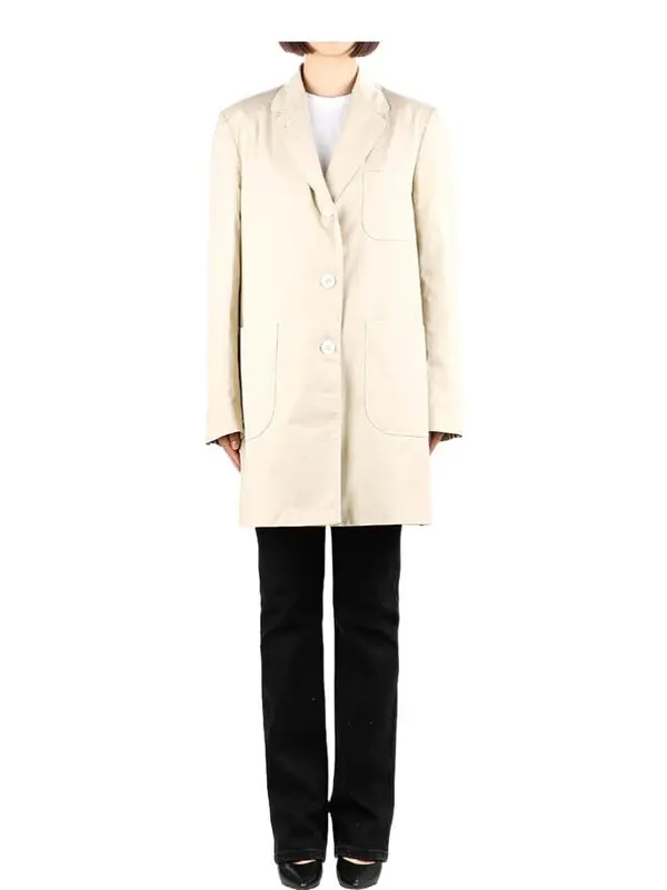 Thom Browne Long Sleeve Jacket - White