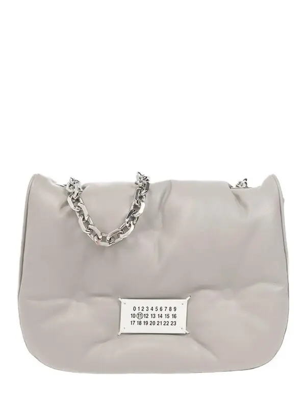MAISON MARGIELA Glam Slam Quilted Messenger Bag - Nude