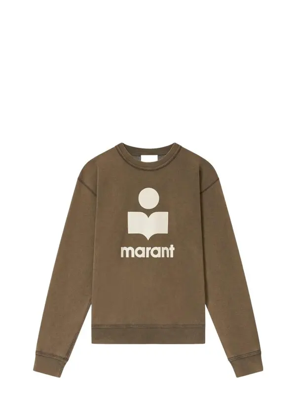 Isabel Marant Étoile Mikoy Logo Sweatshirt - Brown