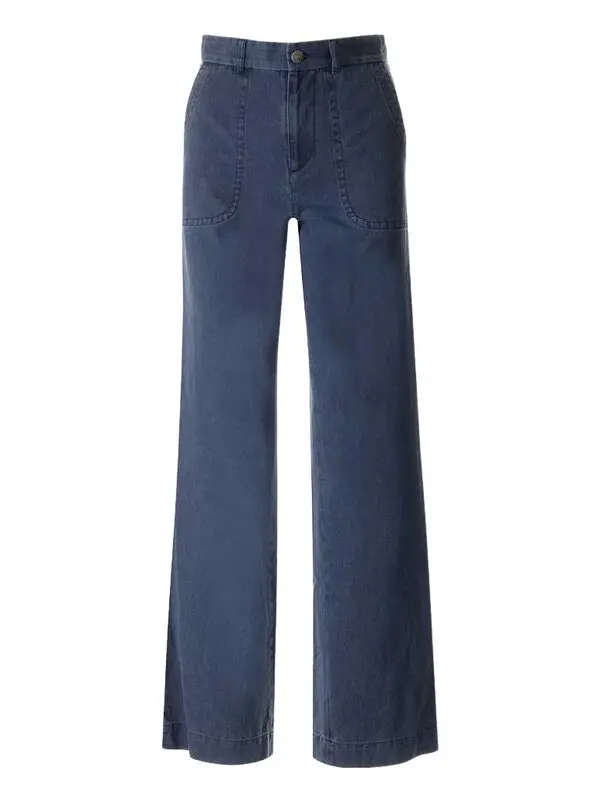A.p.c. Straight Leg Denim Pants - Blue
