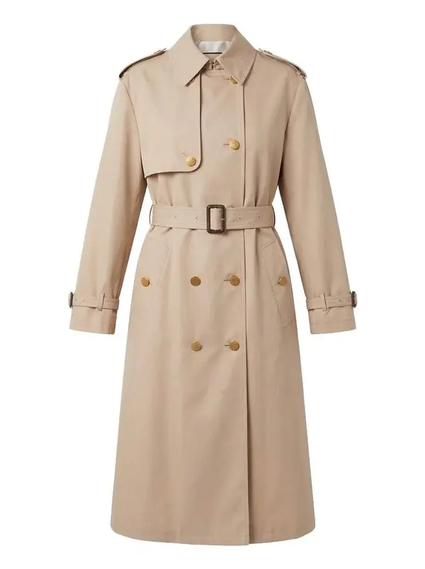 Gucci Graphic-print Trench Coat - Gray