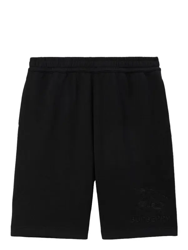 Burberry Embroidered Track Shorts - Black