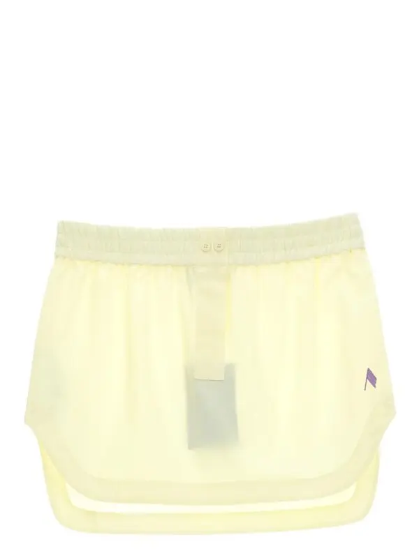 Attico Rooney Mini Skirt - Yellow