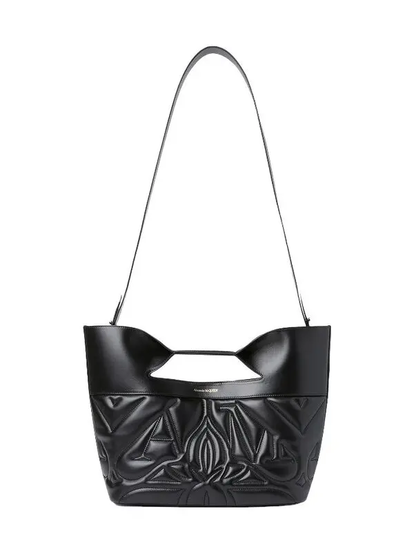Alexander McQueen The Bow Small Shoulder Bag - Black