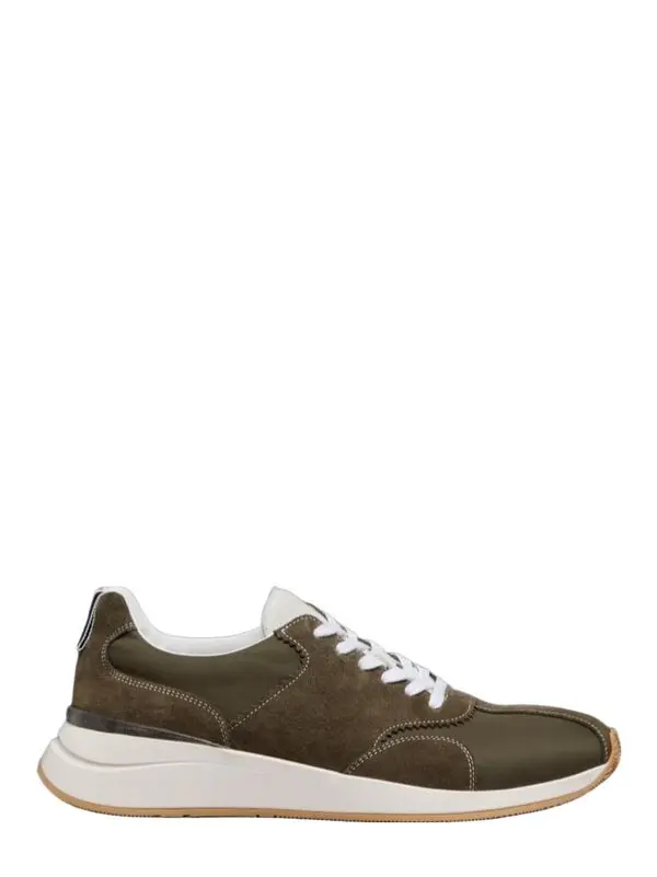 Thom Browne Sprinter Panelled Sneakers - Green