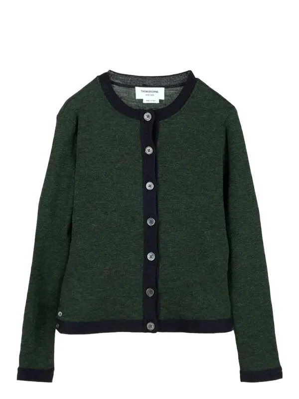 Thom Browne Long Sleeved Buttoned Cardigan - No