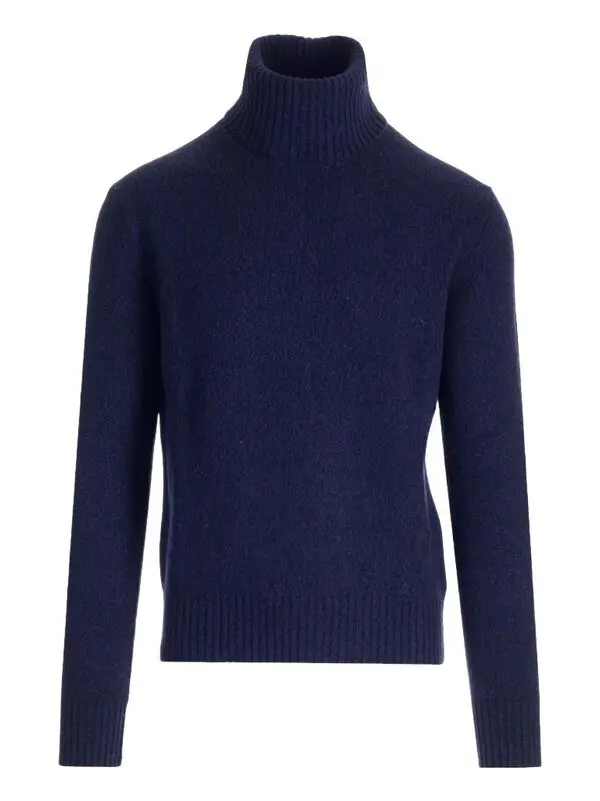 Ami De Coeur Roll Neck Knitted Jumper - Black