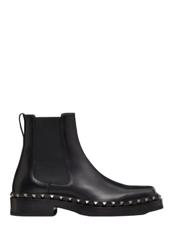 Valentino Garavani Rockstud M-way Chelsea Boots - Black