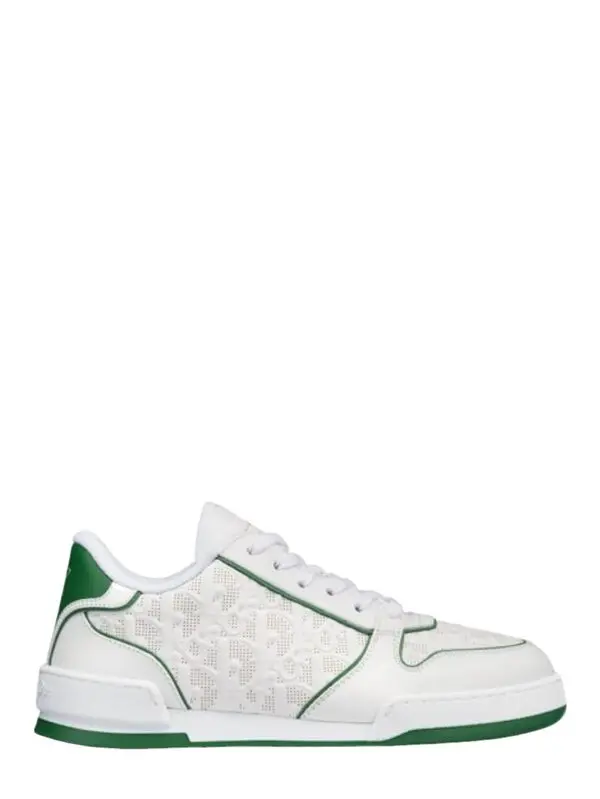 Dior Lace-up Sneakers With Logo Detailing - White