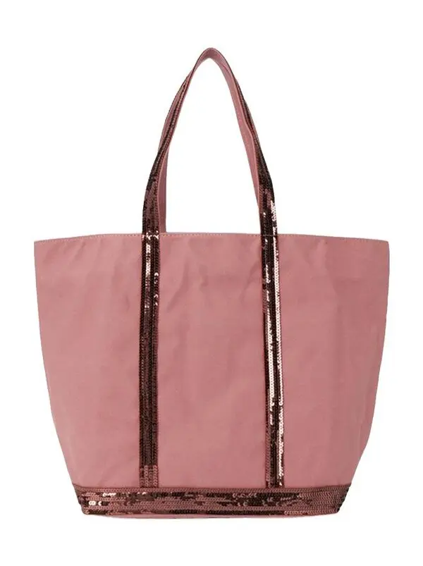 Vanessa Bruno Logo Shoulder Bag With Sequins - Pink