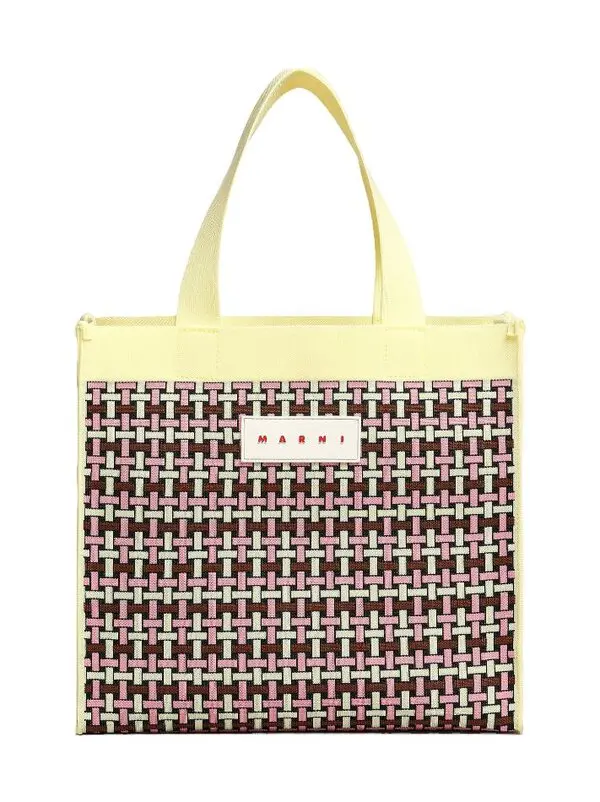 Marni Jacquard Shopping Bag - Multicolor