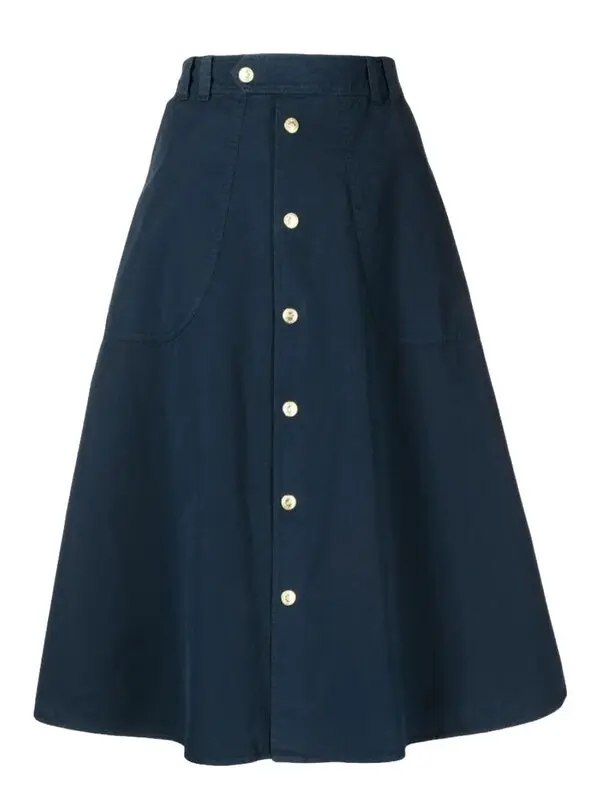 A.p.c. A-line Midi Skirt - Black