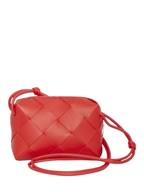Bottega Veneta Small Cassette Shoulder Bag - Red