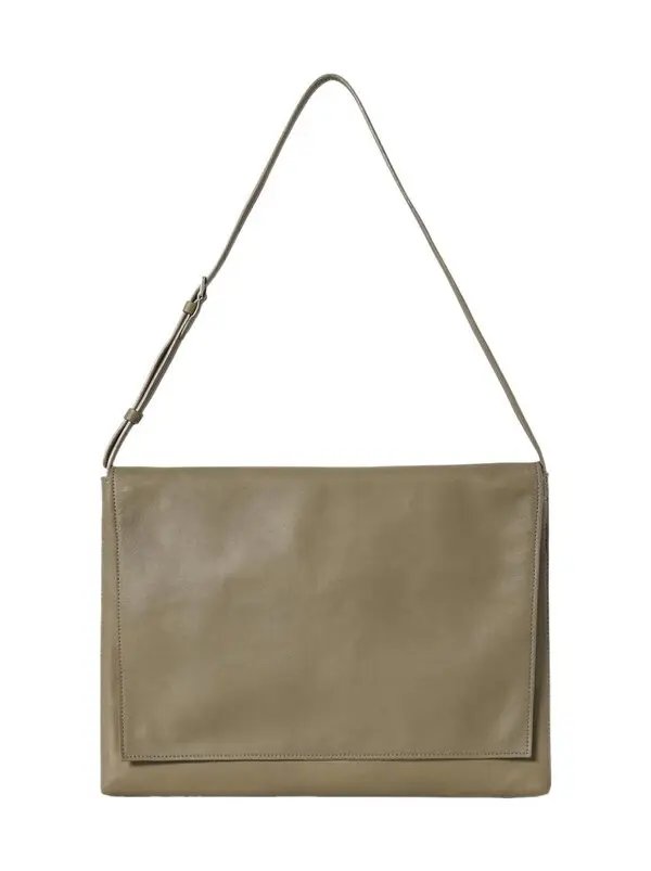 THE ROW Nan Shoulder Bag - Light Gray Green