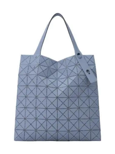 Issey Miyake Prism Plus Geometric Pattern Shopper Bag - Gray-blue