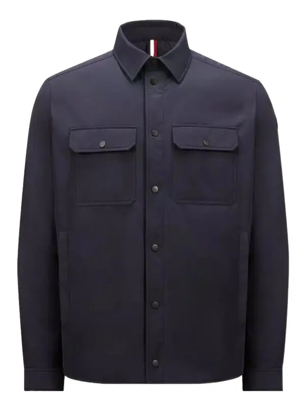 Moncler Oustalous Down Shacket - Blue