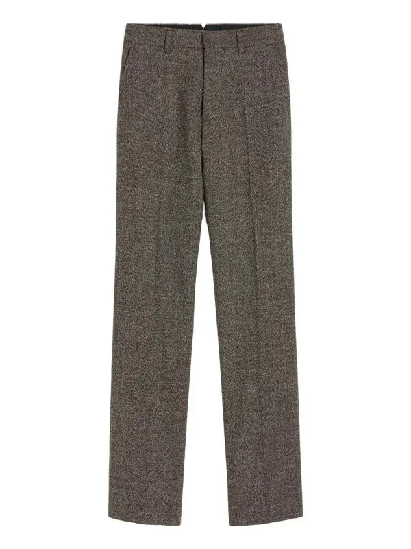 Ami Straight-leg Tailored Trousers - Green