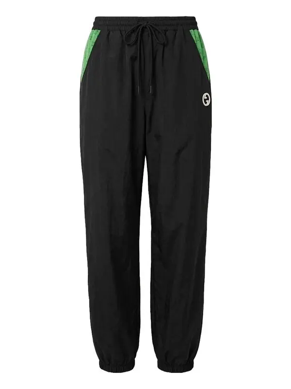 Gucci Monogrammed Trousers - Black