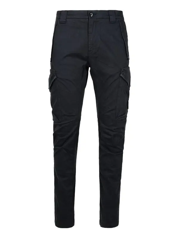 C.P. COMPANY Lens Detailed Cargo Trousers - Black