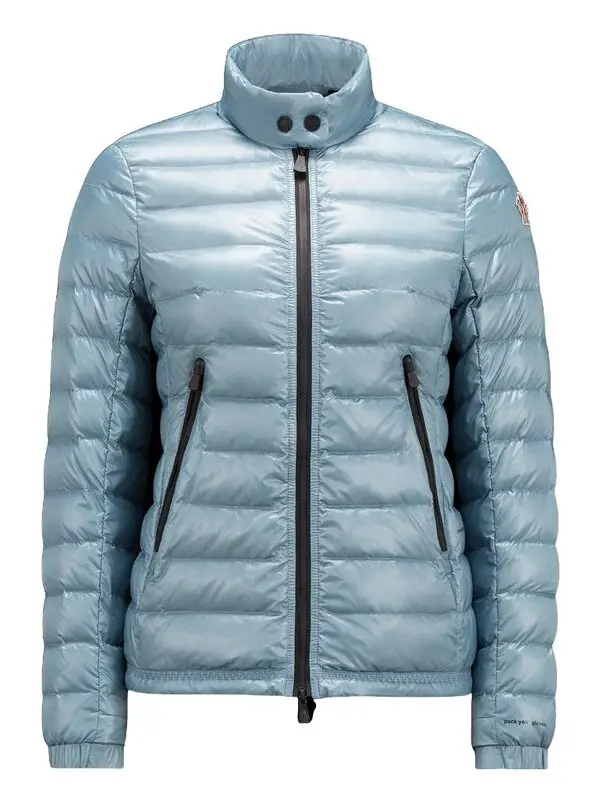 Moncler Walibi Short Down Jacket - Light Blue