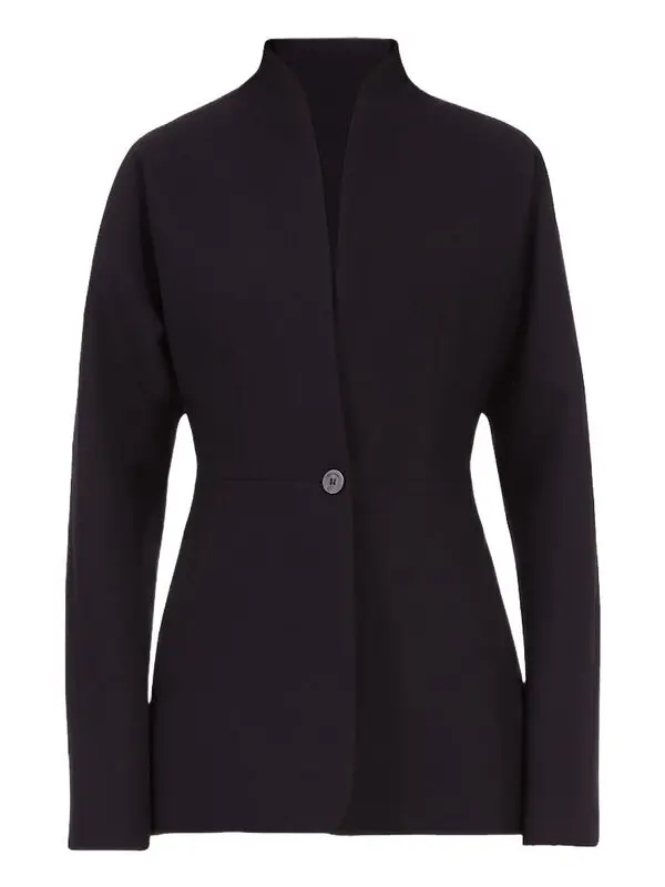 FERRAGAMO Long-sleeved Casual Jacket - Black