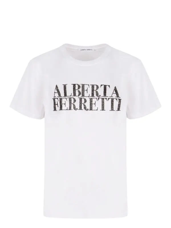 Alberta Ferretti Short-sleeved T-shirt - White