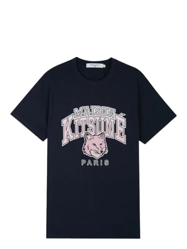 Maison Kitsuné Fox Printed T-shirt - Black