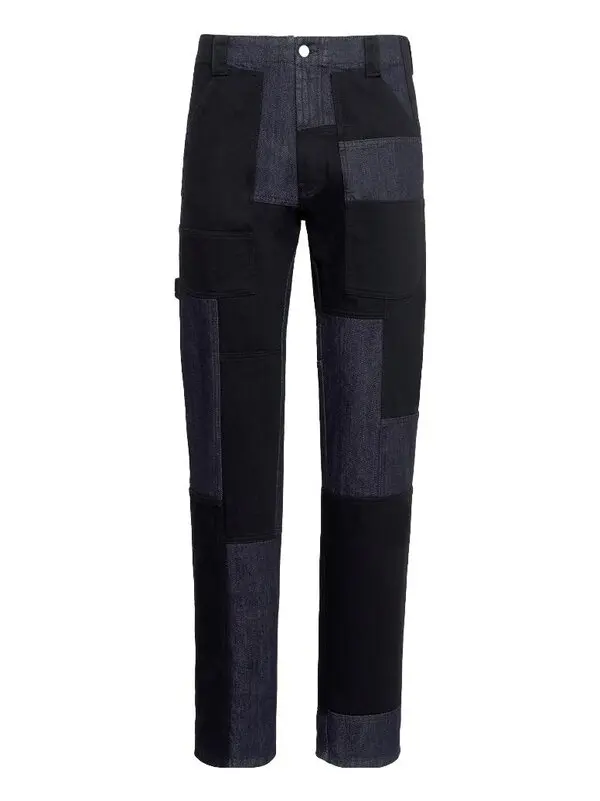 Alexander McQueen Patchwork Jeans - Black