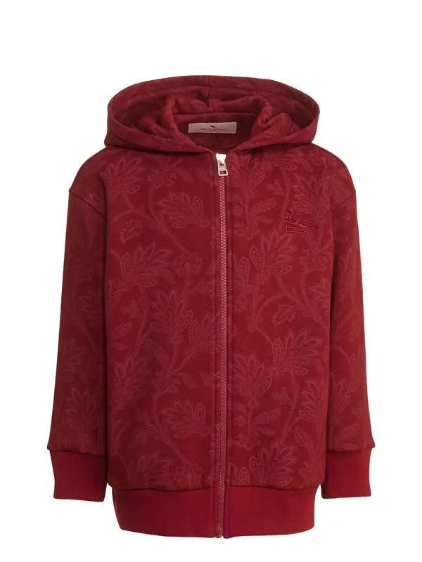 Etro Pegaso Embroidered Hoodie - Red