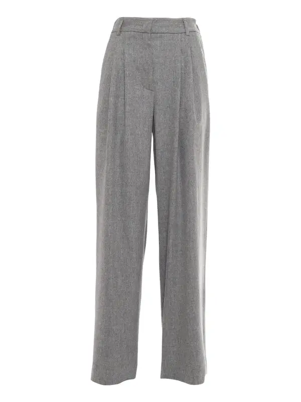 Lorena Antoniazzi Belt-loop Tailored Trousers - Gray