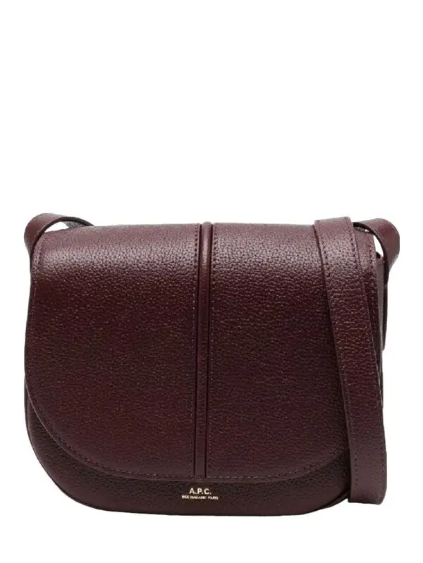 A.p.c. Betty Leather Crossbody Bag - Black