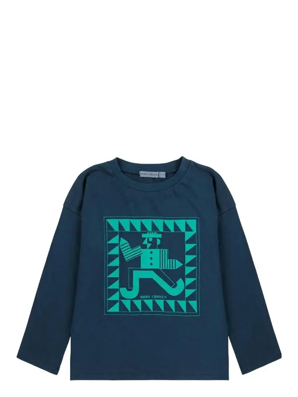 BOBO CHOSES Long Sleeve T-shirt - Blue