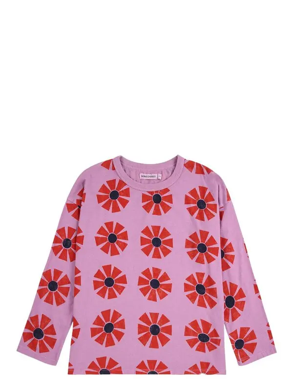 BOBO CHOSES Long Sleeve T-shirt - Pink