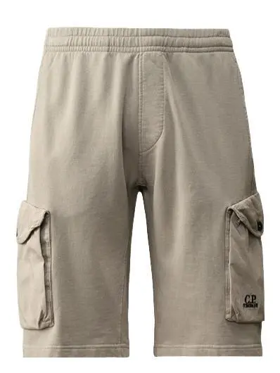 C.P. COMPANY Cargo Fleece Shorts - Nude