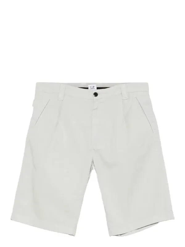 C.P. COMPANY Cotton Bermuda Shorts - White