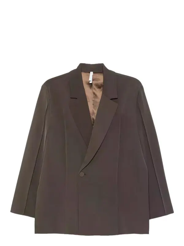 Imperial Single-button Jacket - Brown