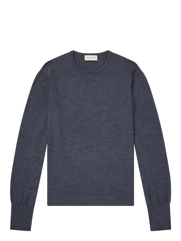 Officine Générale Nina Merino Wool Sweater - Gray