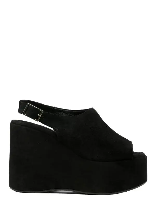CURIOSITÈ Platform Sandals - Black