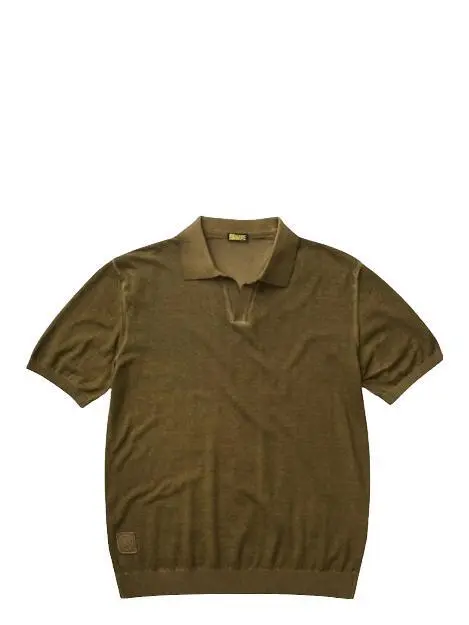 BLAUER. Esmond Knitwear Polo - Green