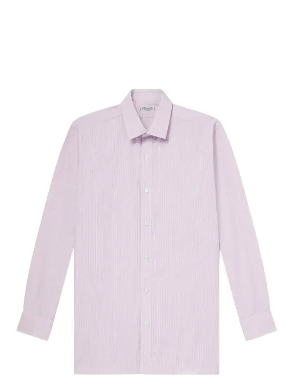 Charvet Striped Cotton Shirt - Pink