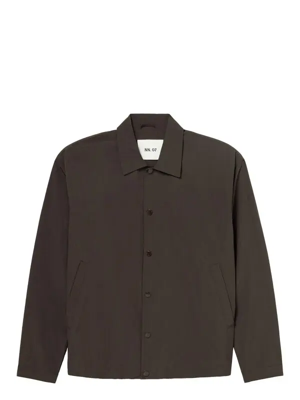Nn07 Recycled Shell Jacket - Brown