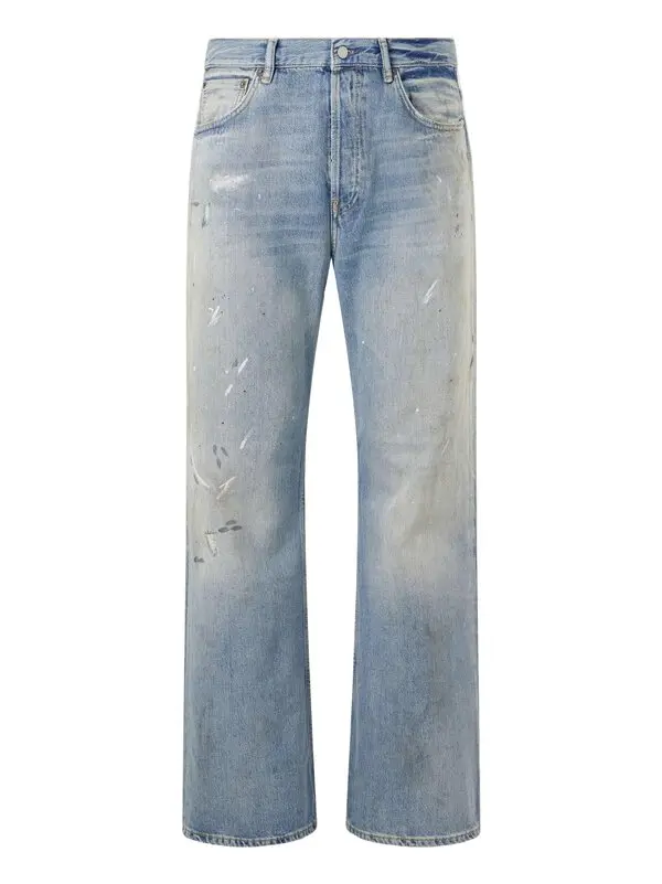 Acne Studios Straight Leg Jeans - Blue