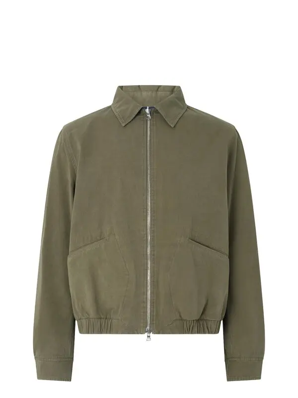 DRAKE'S Cotton Blouson Jacket - Green